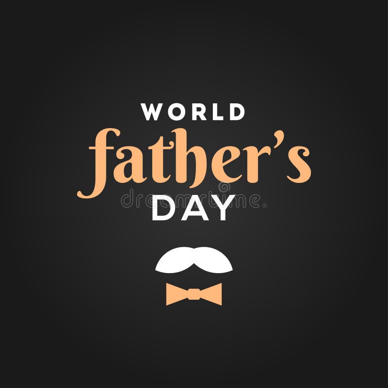 World Father S Day Vector Design Illustration Stock Vector ...