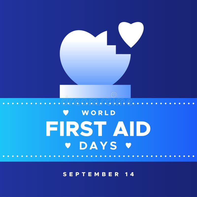 World First Aid Day Design Illustration Stock Vector - Illustration of ...