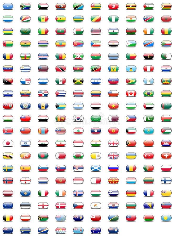 World flag buttons stock image. Image of icons, illustrated - 17121105