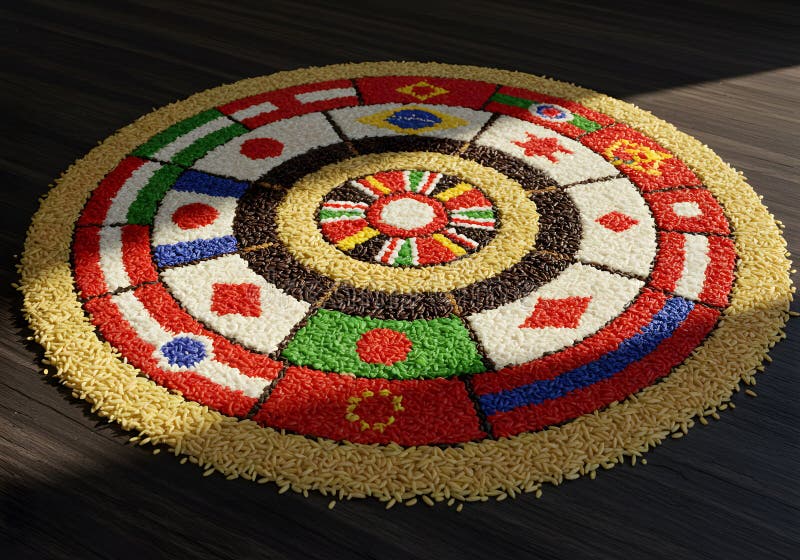 World flag design pattern stock illustration. Illustration of ...