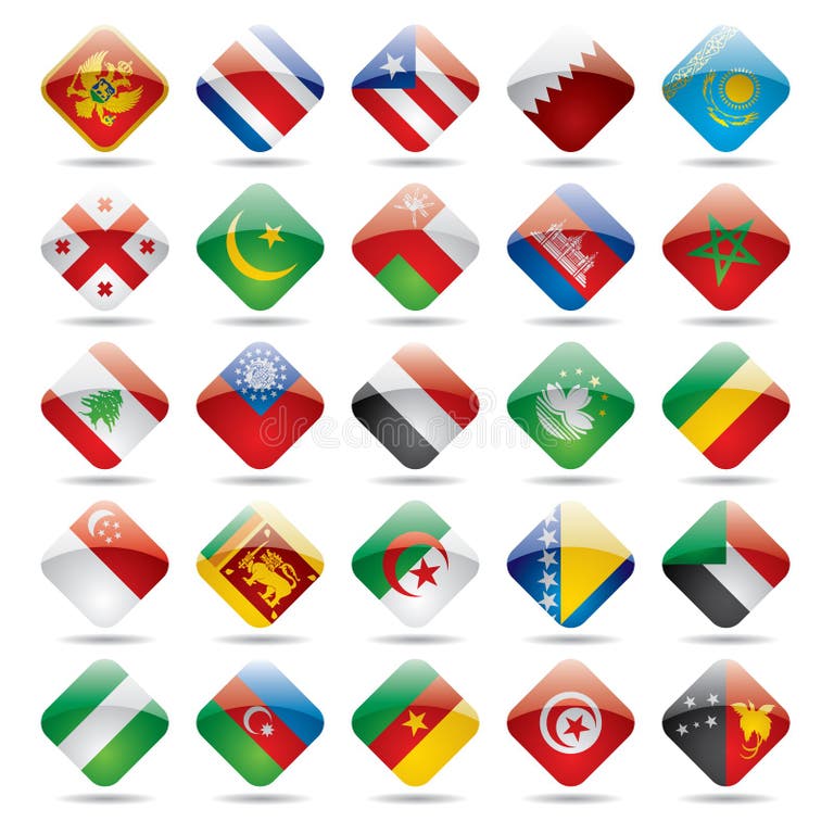 World Flag Icons Stock Illustrations – 18,622 World Flag Icons Stock ...