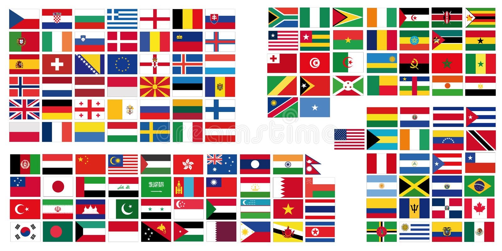 Flags of the world stock vector. Illustration of country - 6737420