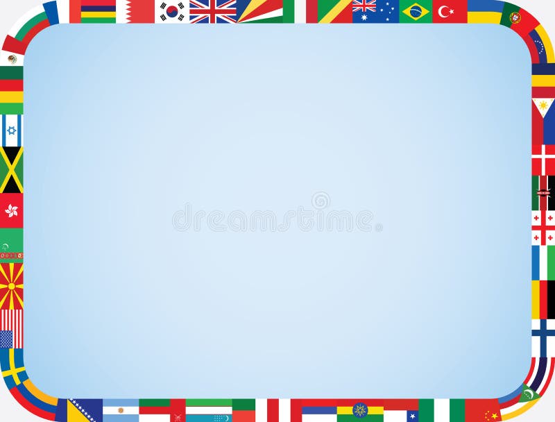 All flags frame stock vector. Illustration of banner - 16980842