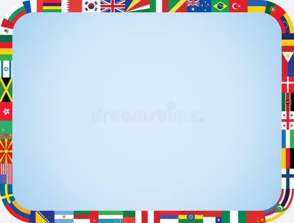 World flags frame stock vector. Illustration of background - 33981827
