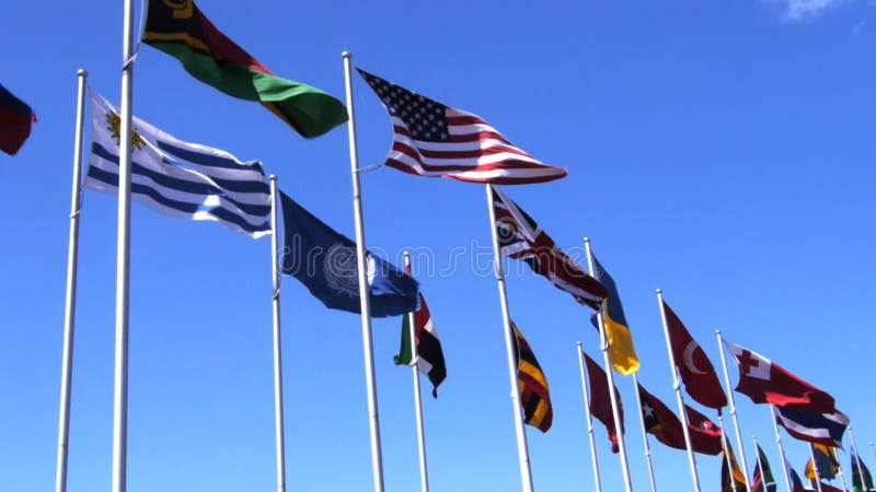 World flags-2 stock footage. Video of international, global - 40787556
