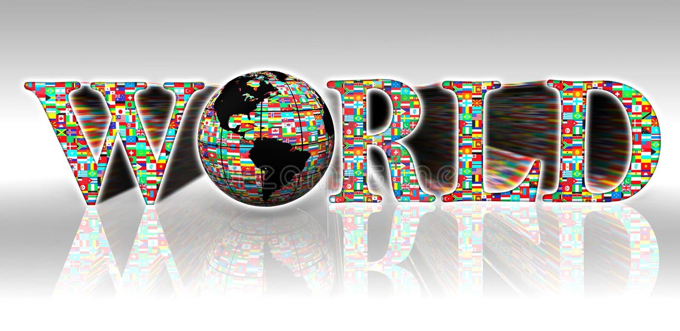 Word Map Flags Stock Illustrations – 121 Word Map Flags Stock ...