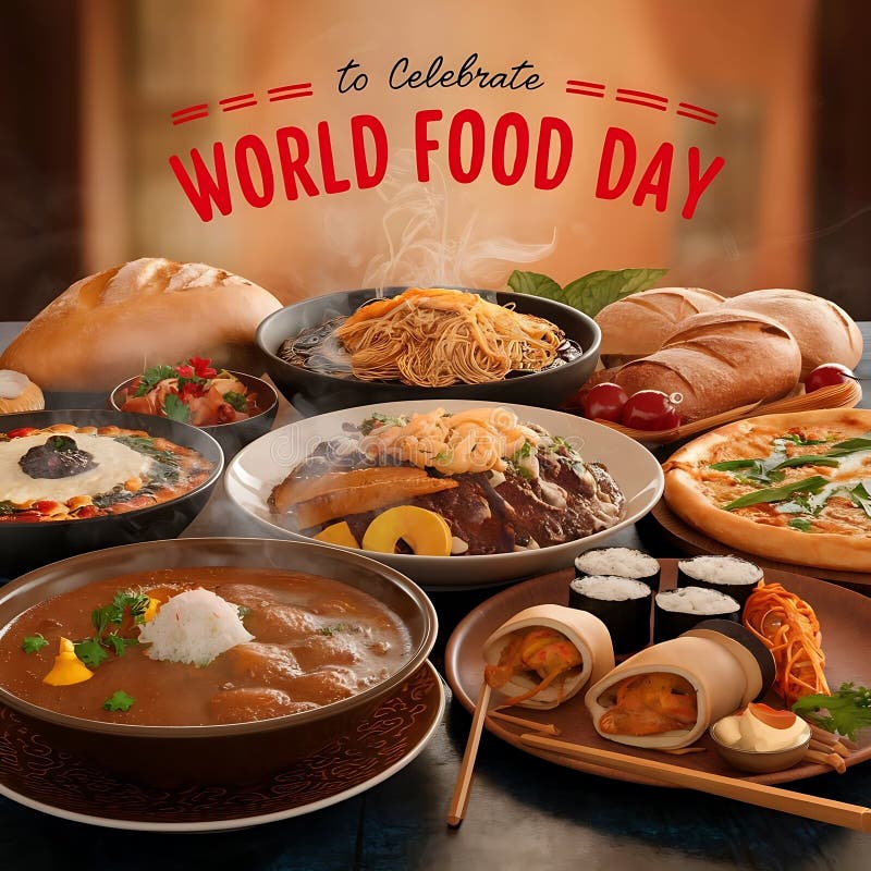 Celebrate World Food Day with Healthy Food Choices" Stock Photo - Image ...