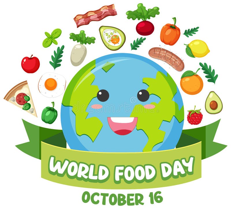 World Food Day Banner Design Stock Vector - Illustration of artistic ...