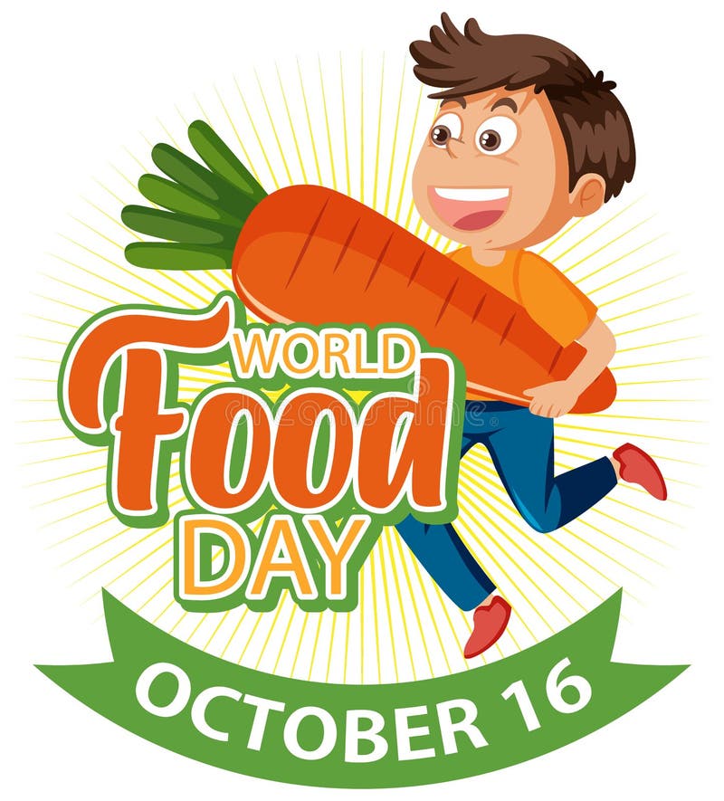 World Food Day Banner Design Stock Vector - Illustration of meal, logo ...