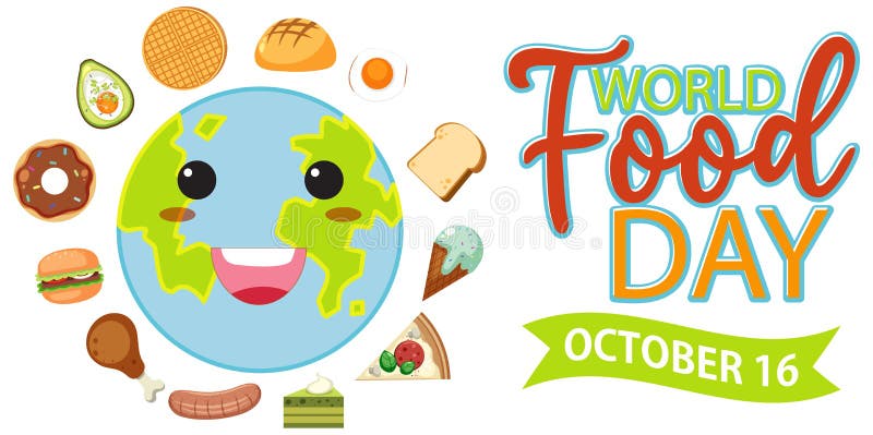 World Food Day Banner Design Stock Vector - Illustration of poster ...