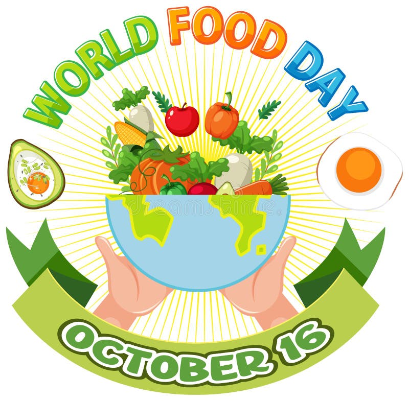 World Food Day Banner Design Stock Vector - Illustration of signs ...