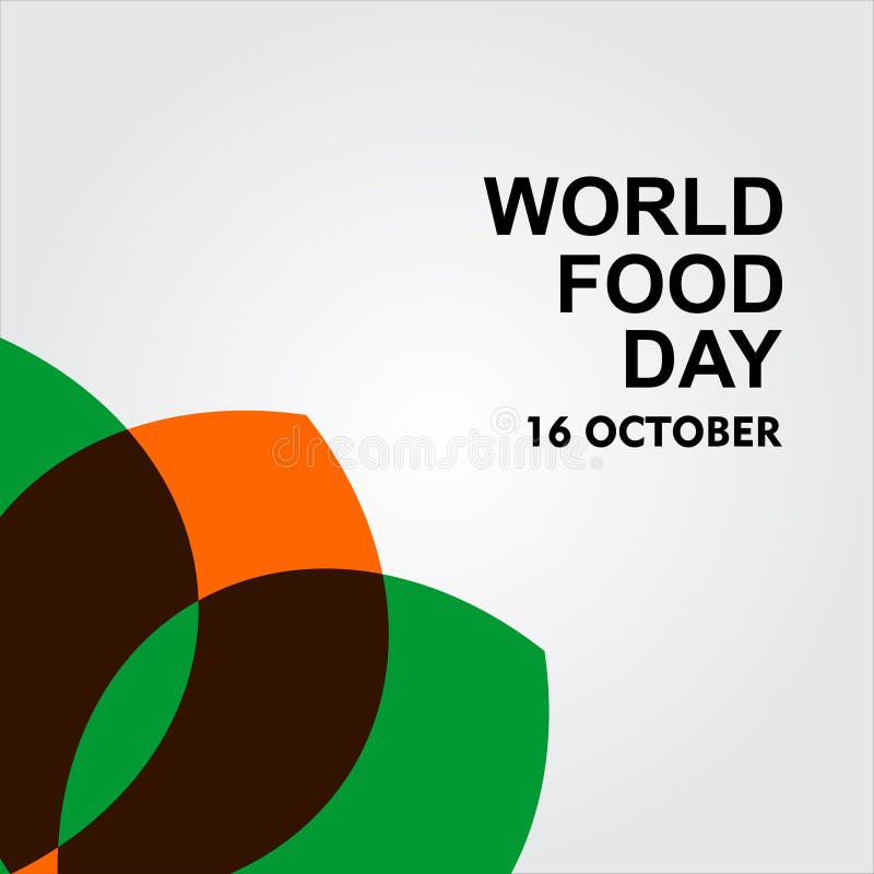 World Food Day Celebration Vector Template Design Illustration Stock ...