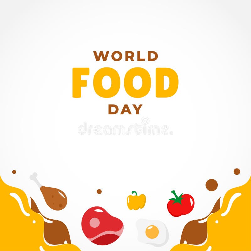 World Food Day Vector Design Illustration for Banner and Background ...