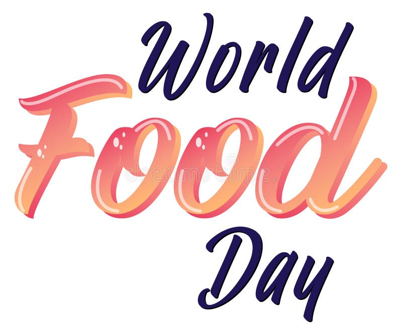World food day word banner stock vector. Illustration of tasty - 236342784