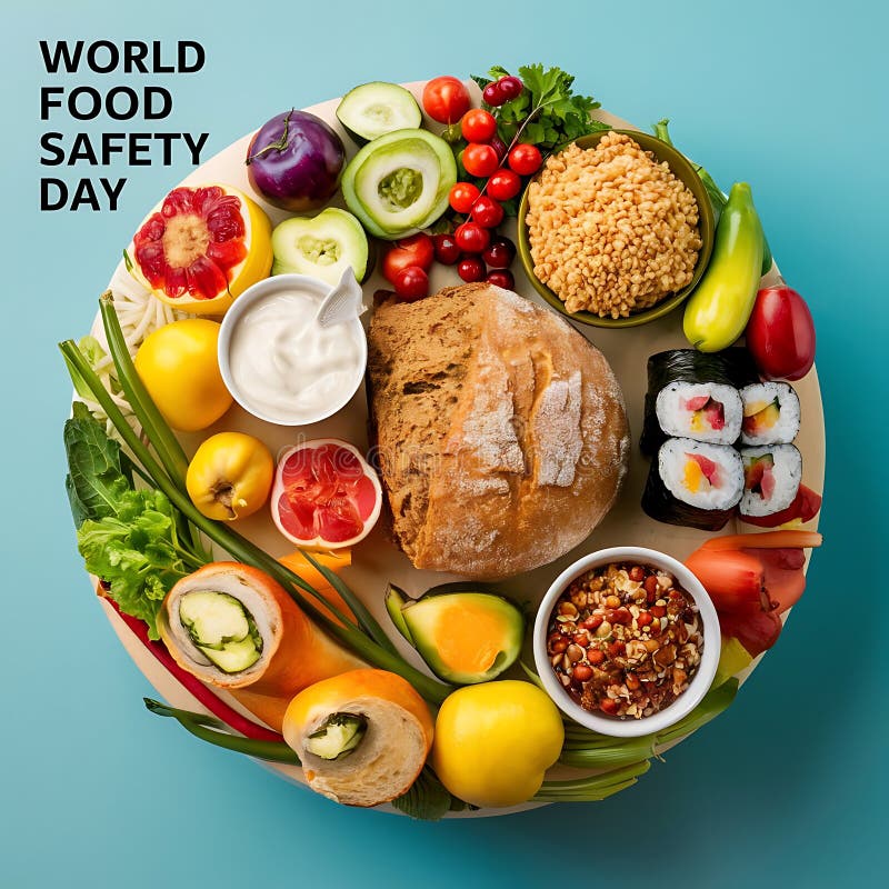 World Food Safety Day: the Role of Food Testing Stock Illustration ... World Food Safety Day: the Role of Food Testing Stock Illustration ...