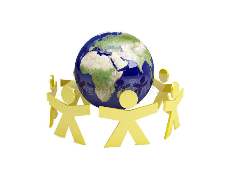 World of friends stock illustration. Illustration of africa - 6036847