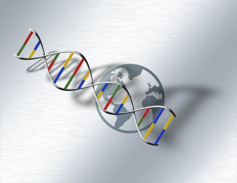 World Genetic stock illustration. Illustration of helix - 41223007