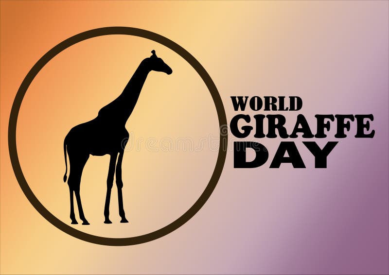 World Giraffe Day Generative AI Illustration Stock Illustration ...