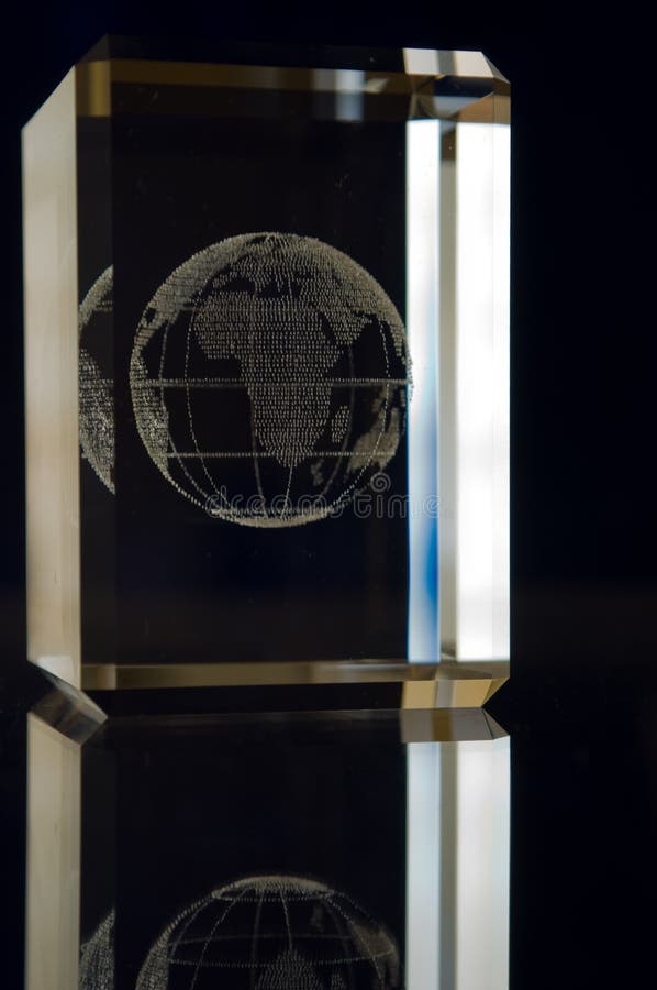 World in Glass stock image. Image of black, highlight - 7252461