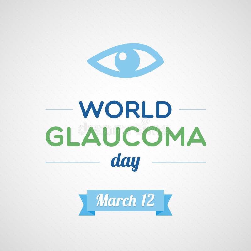 World Glaucoma Day. March 12. Vector Illustration, Flat Design Stock ...