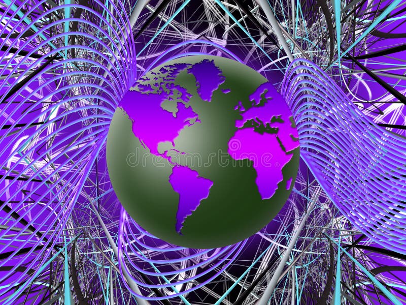 World global network (02) stock illustration. Illustration of global ...
