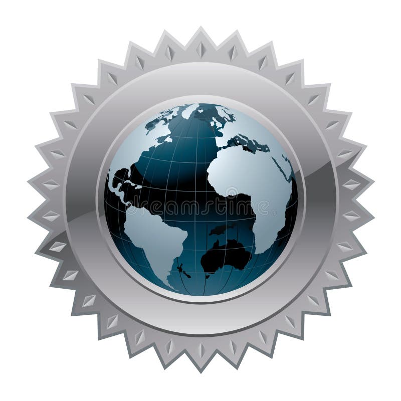 World global security stock vector. Illustration of worldwide - 14068121