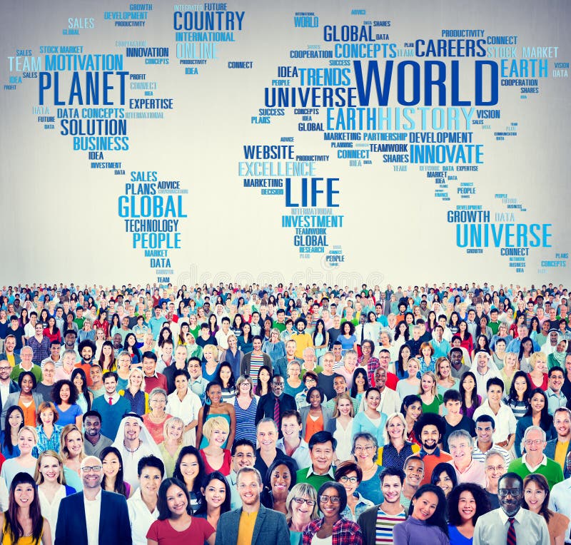 World Globalization International Life Planet Concept Stock Photo ...