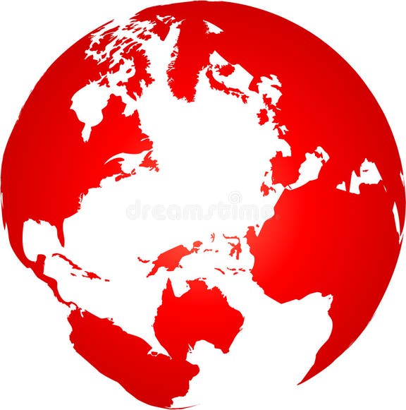 World Map Red Color Transparent Stock Illustrations – 432 World Map Red ...