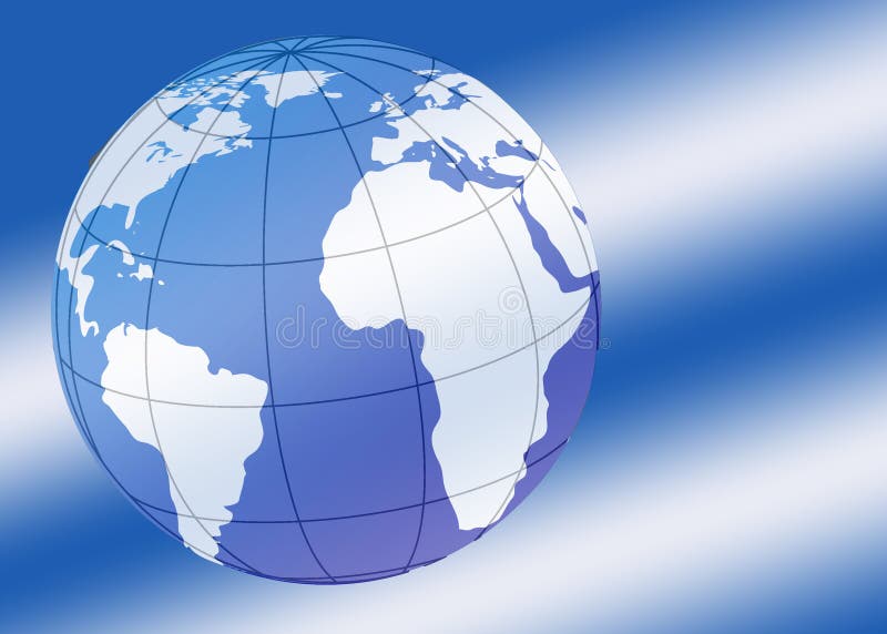 World globe stock illustration. Illustration of south - 8458097