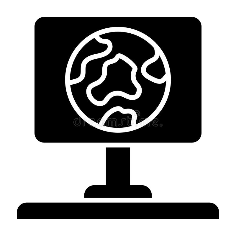 World Globe on Advertisement Board Denoting Vector Design of Ecology ...