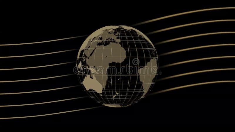 World Globe Animation with Lines - Backround Video Stock Footage ...