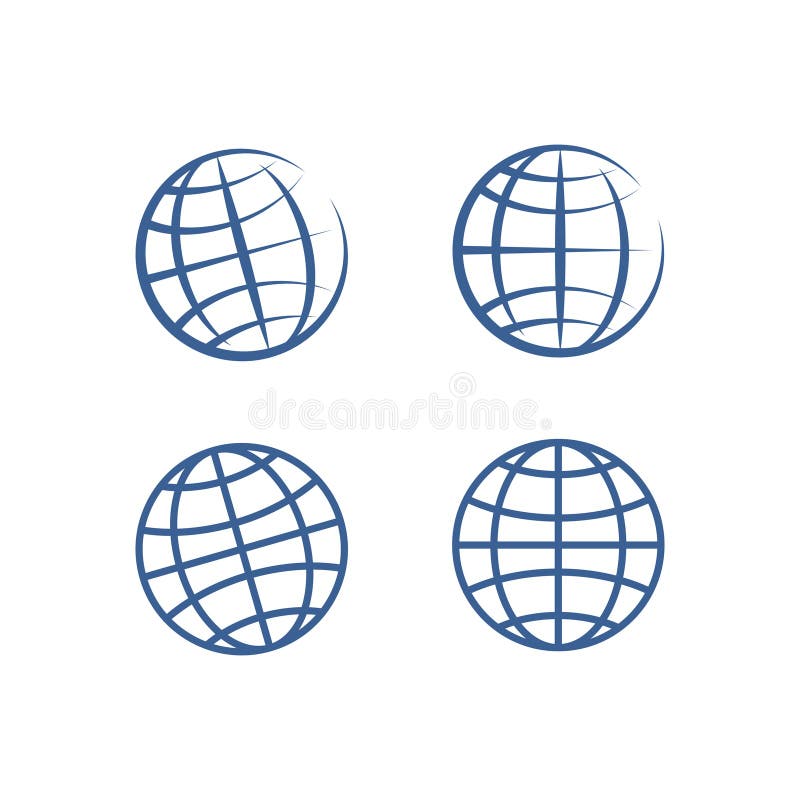 World Globe Ball Illustration Stock Vector - Illustration of internet ...