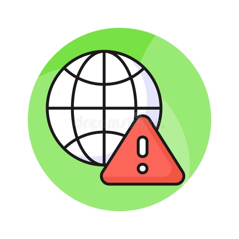 Exclamation Mark with Data Report Showing Vector of Warning Report in ...