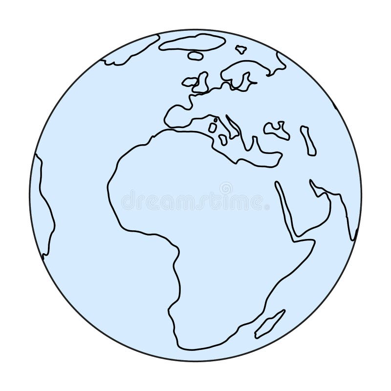 World Globe Icon. Vector Earth Logo. Web Global Simbol Illustration ...