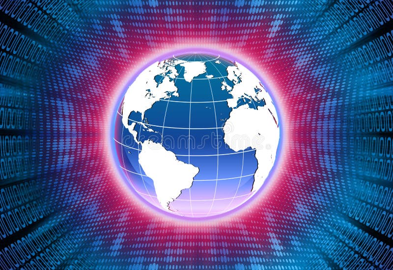 World globe illustration stock illustration. Illustration of planet ...