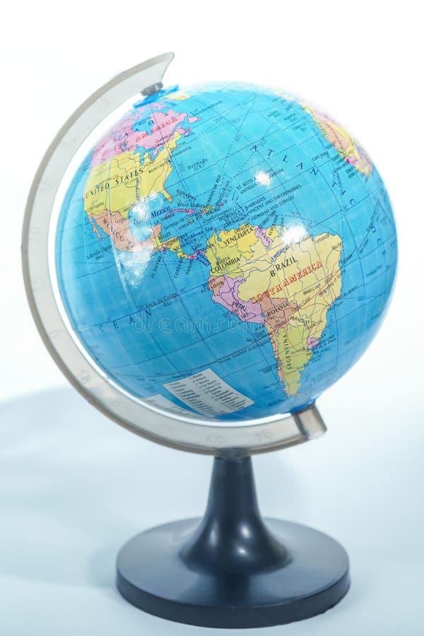 World globe isolated stock image. Image of model, education - 170386559