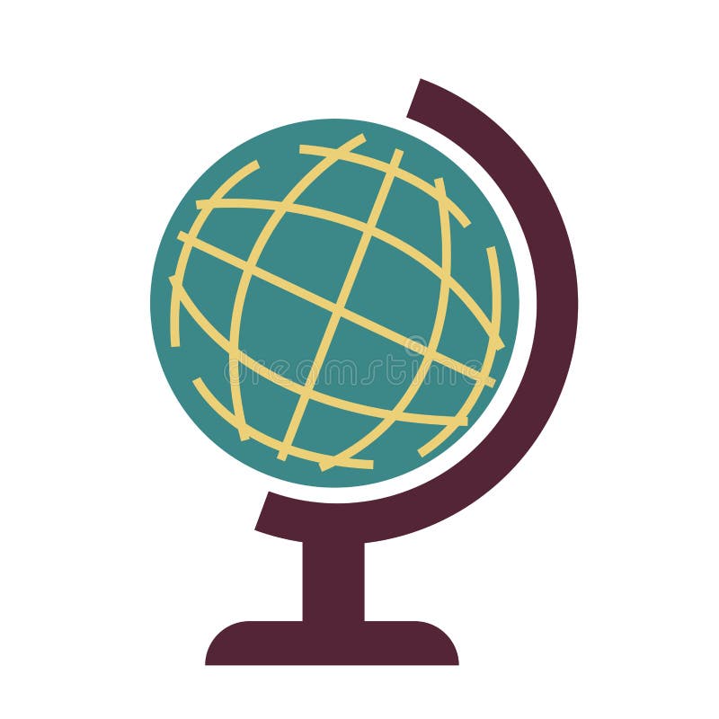 Flat Map World One Color Stock Illustrations – 49 Flat Map World One ...