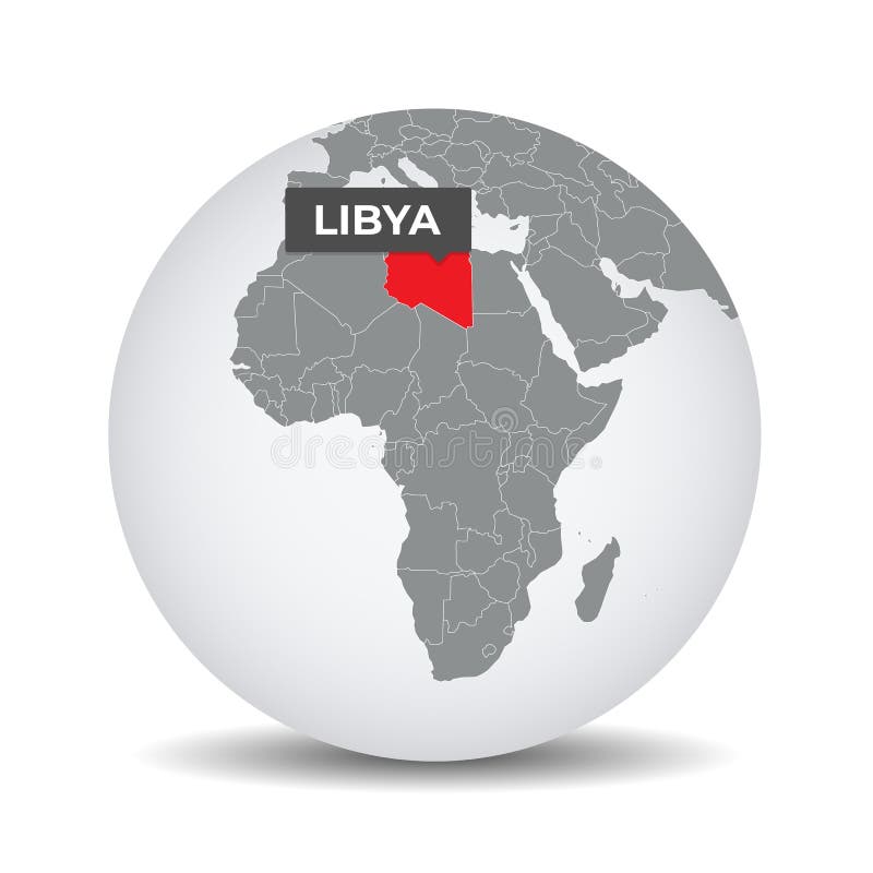libya on world map