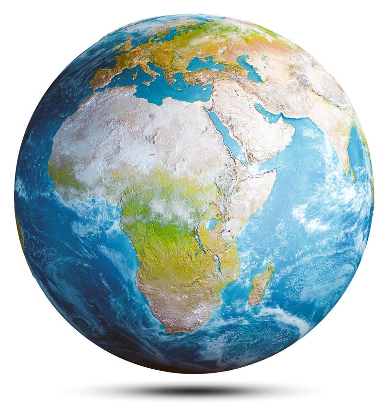 World map planet Earth stock illustration. Illustration of planet ...