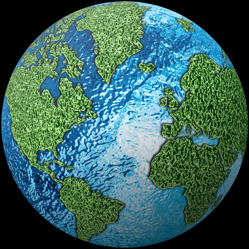 World globe with texture stock illustration. Illustration of texture ...