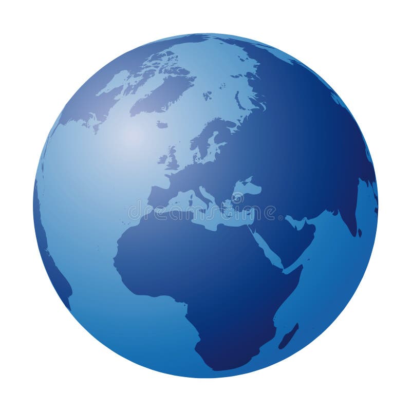 World globe (vector) stock vector. Illustration of green - 7224444