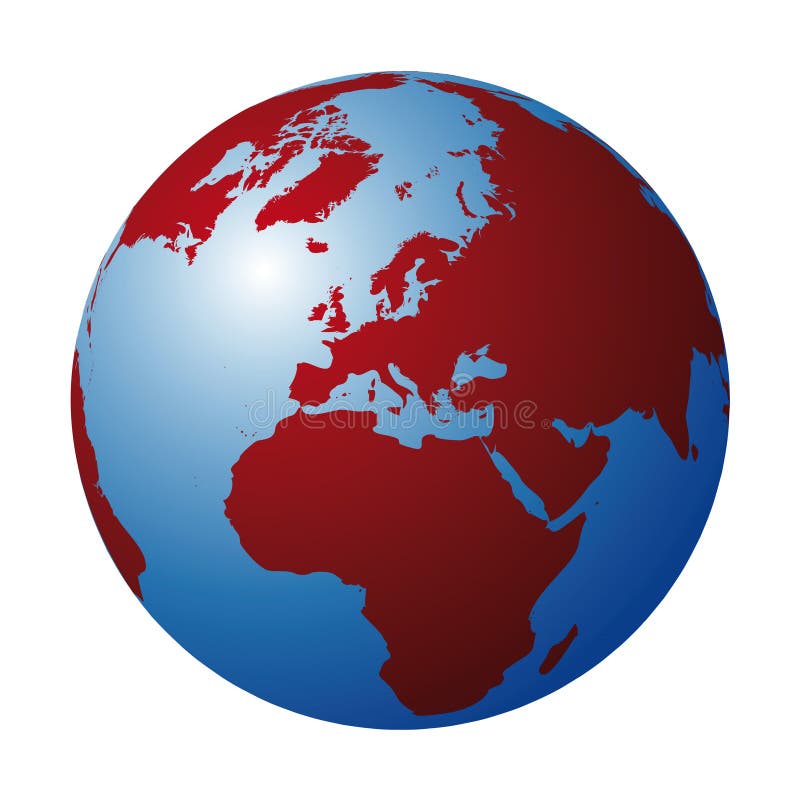 World globe (vector) stock vector. Illustration of green - 7224444