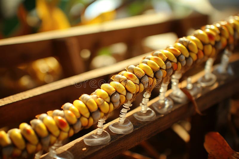 The World of GMO Crops Close Up. AI Generated Stock Illustration ...