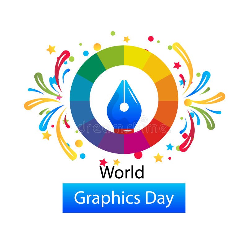 World Graphic Design Day Celebration Illustration Stock Illustration ...