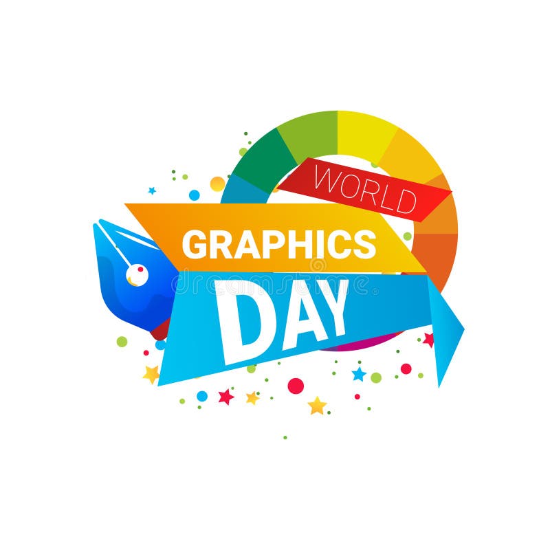 World Graphic Design Day Celebration Illustration Stock Illustration ...