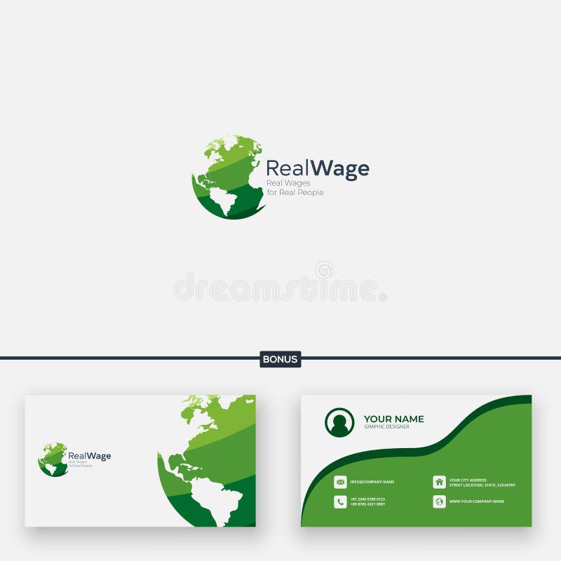 World Green Global Logo Nature Stock Vector - Illustration of geometric ...