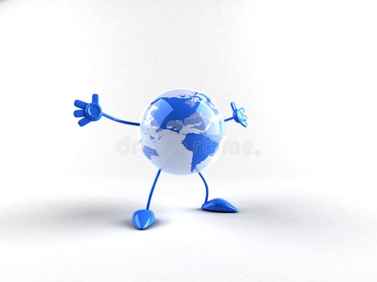 World guy stock illustration. Illustration of happy, america - 1751627