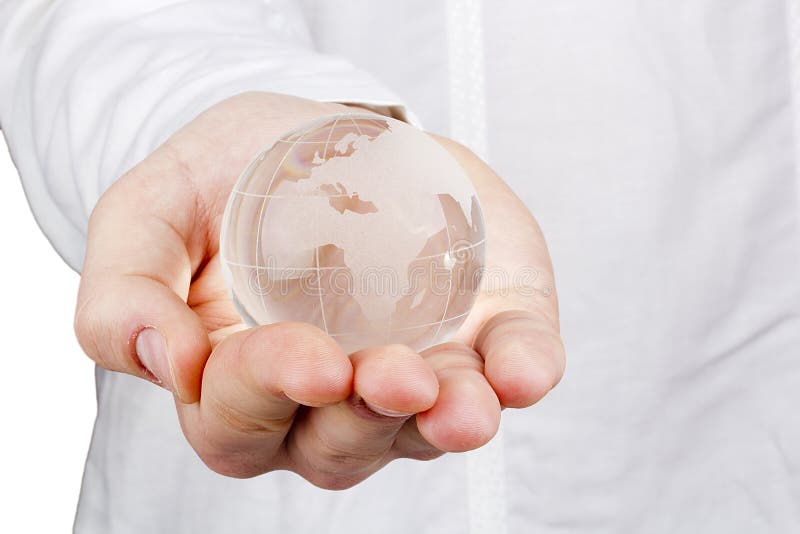 World in a Hand stock image. Image of peace, macro, planet - 26070177