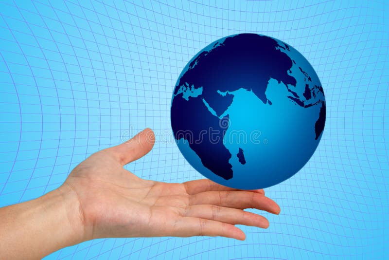World in hand stock image. Image of earth, mapping, education - 999259