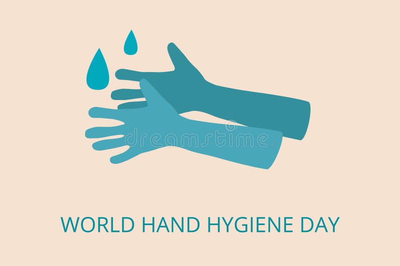 World Hand Hygiene Day Template. Vector Simple Illustration Stock ...
